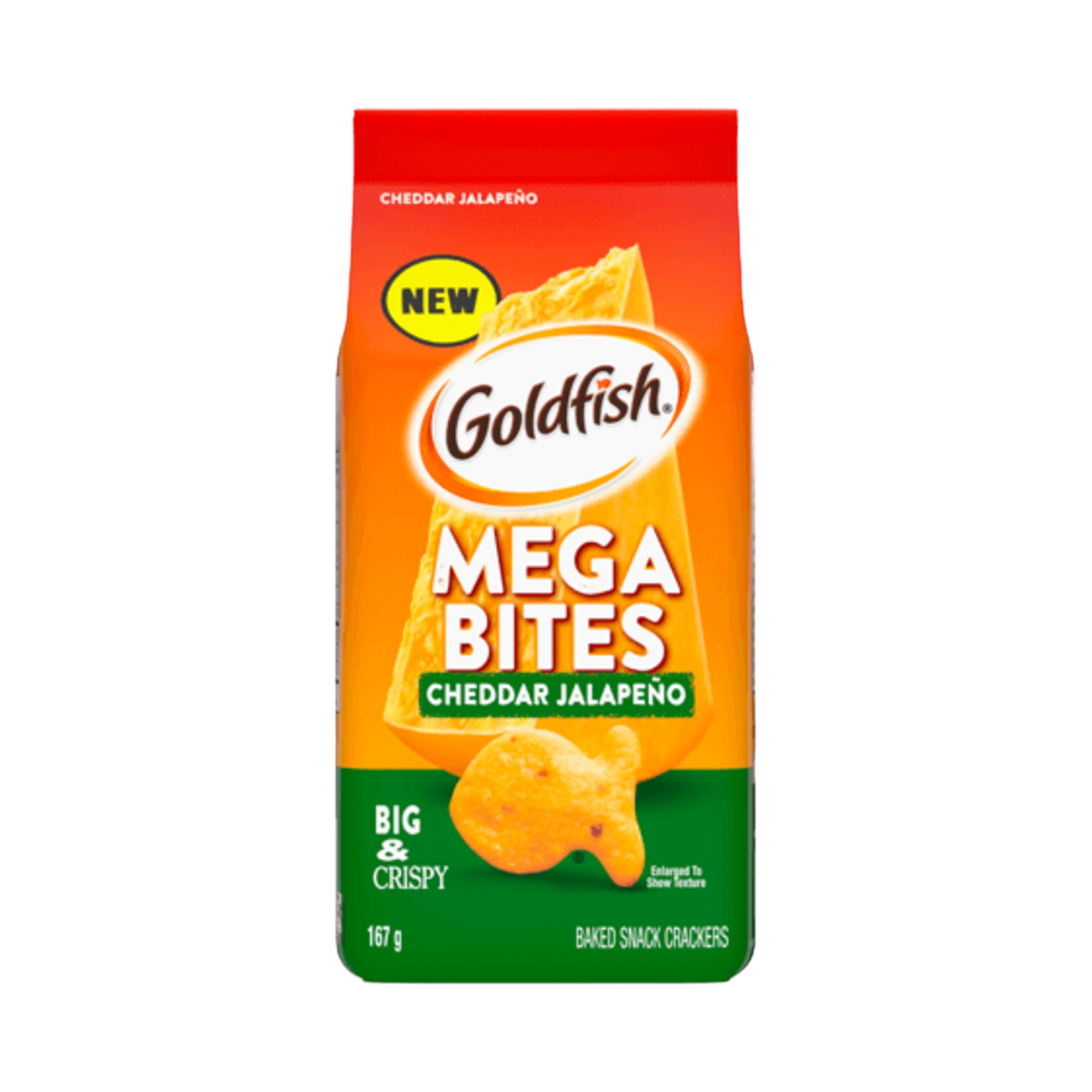 Pepperidge Farm Goldfish Mega Bites Cheddar Jalapeno - 167g [Canadian ...