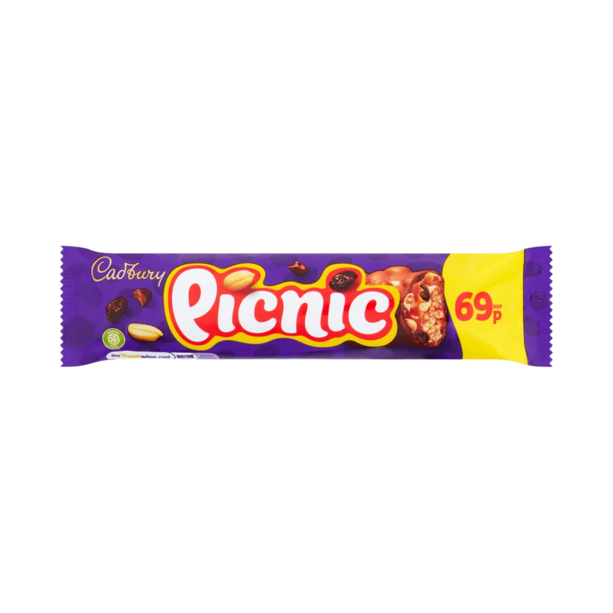 Cadbury Picnic Chocolate Bar - 48.4g (PMP 69P) – USA Bites