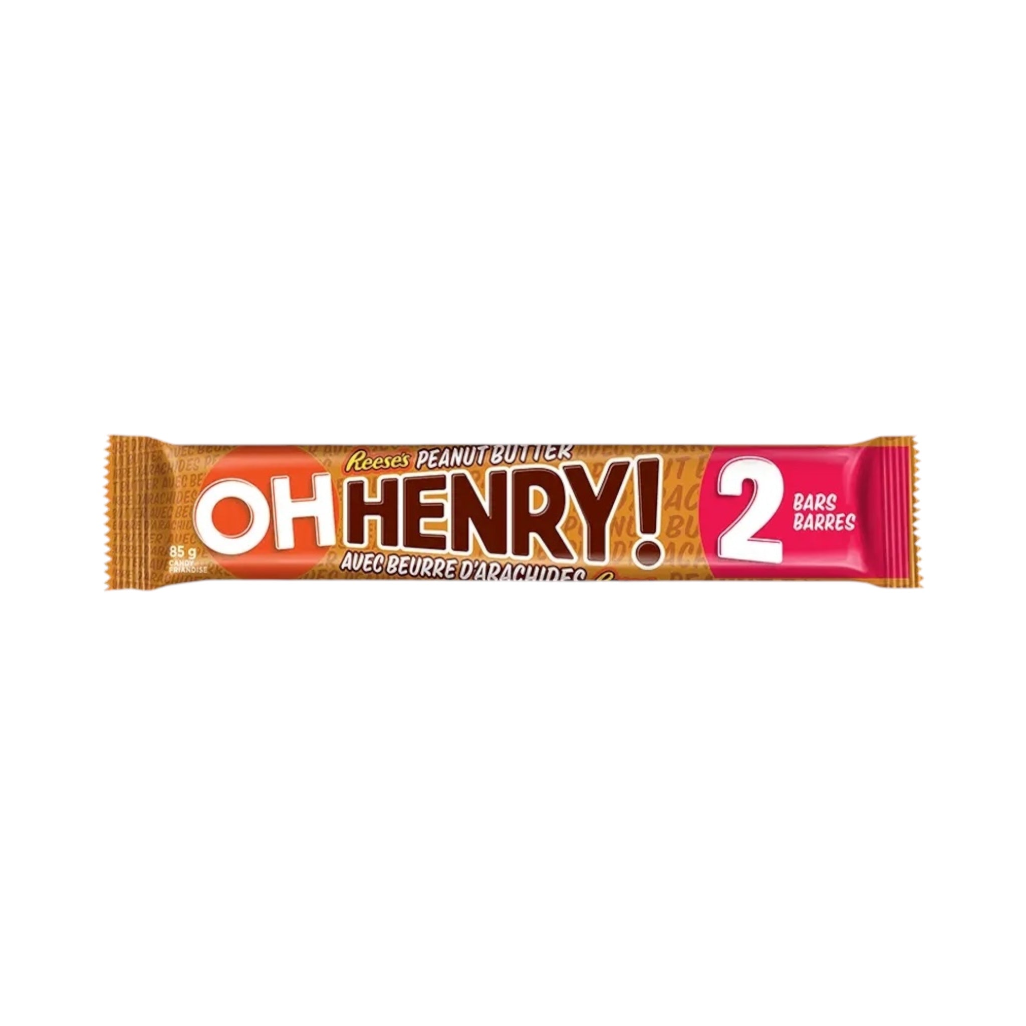 Oh Henry Reese's Peanut Butter - 85g [Canadian] – USA Bites