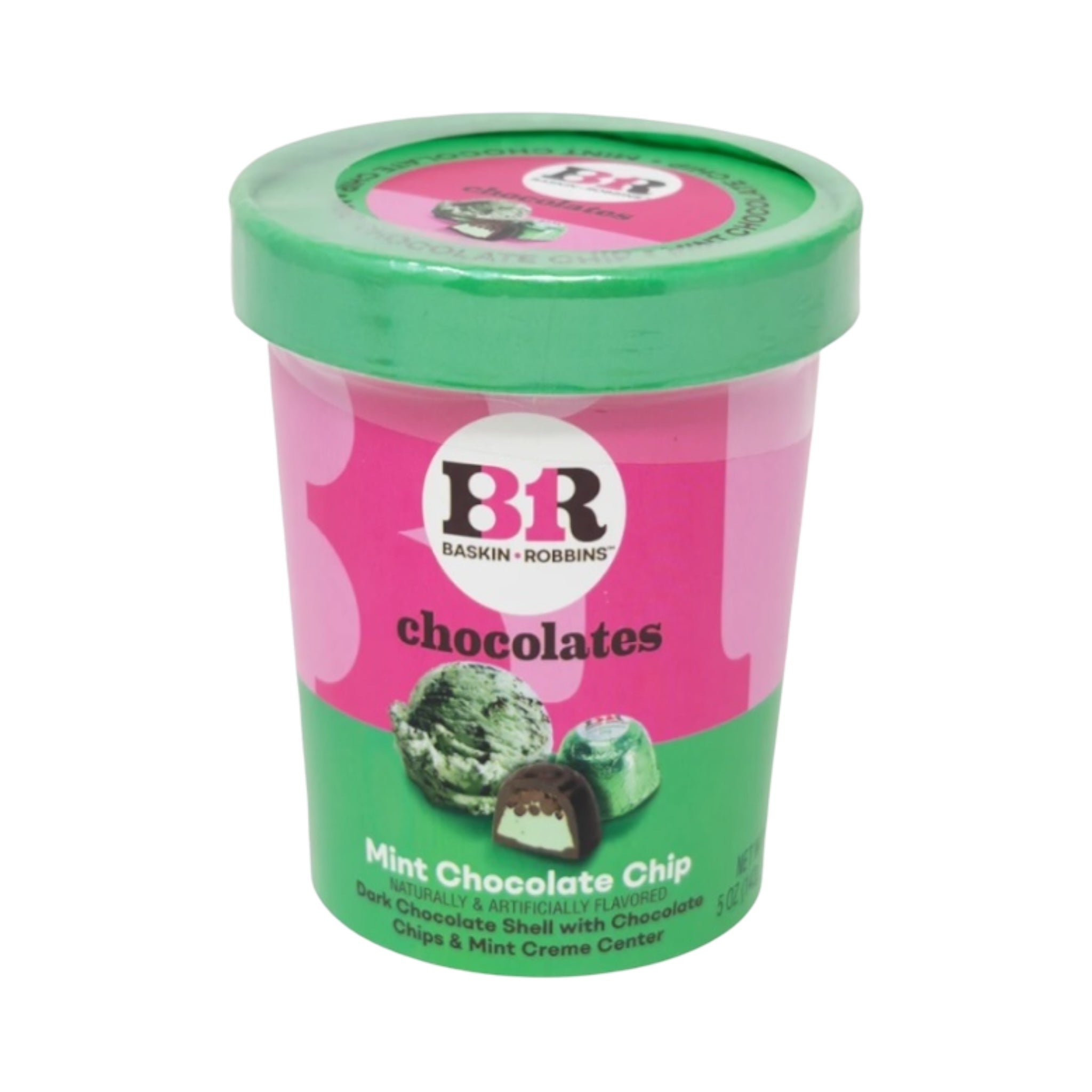 Baskin Robbins Chocolates Mint Chocolate Chip - 5oz (142g) – USA Bites