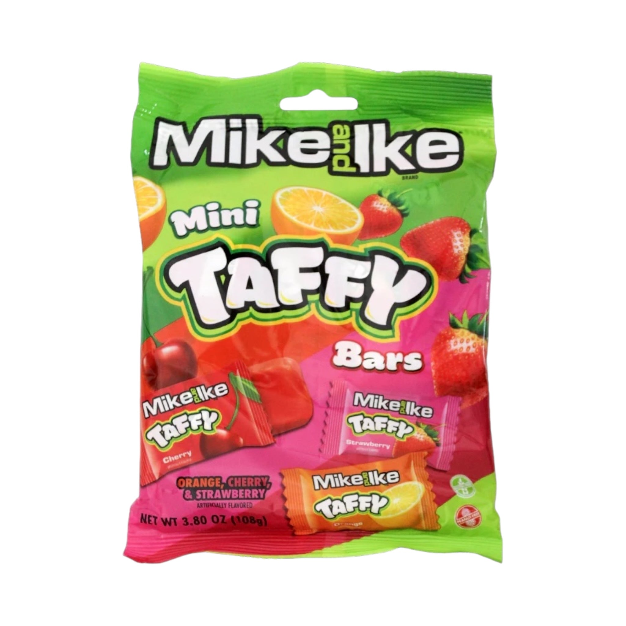 Mike & Ike Mini Taffy Bars - 3.8oz (108g) – USA Bites