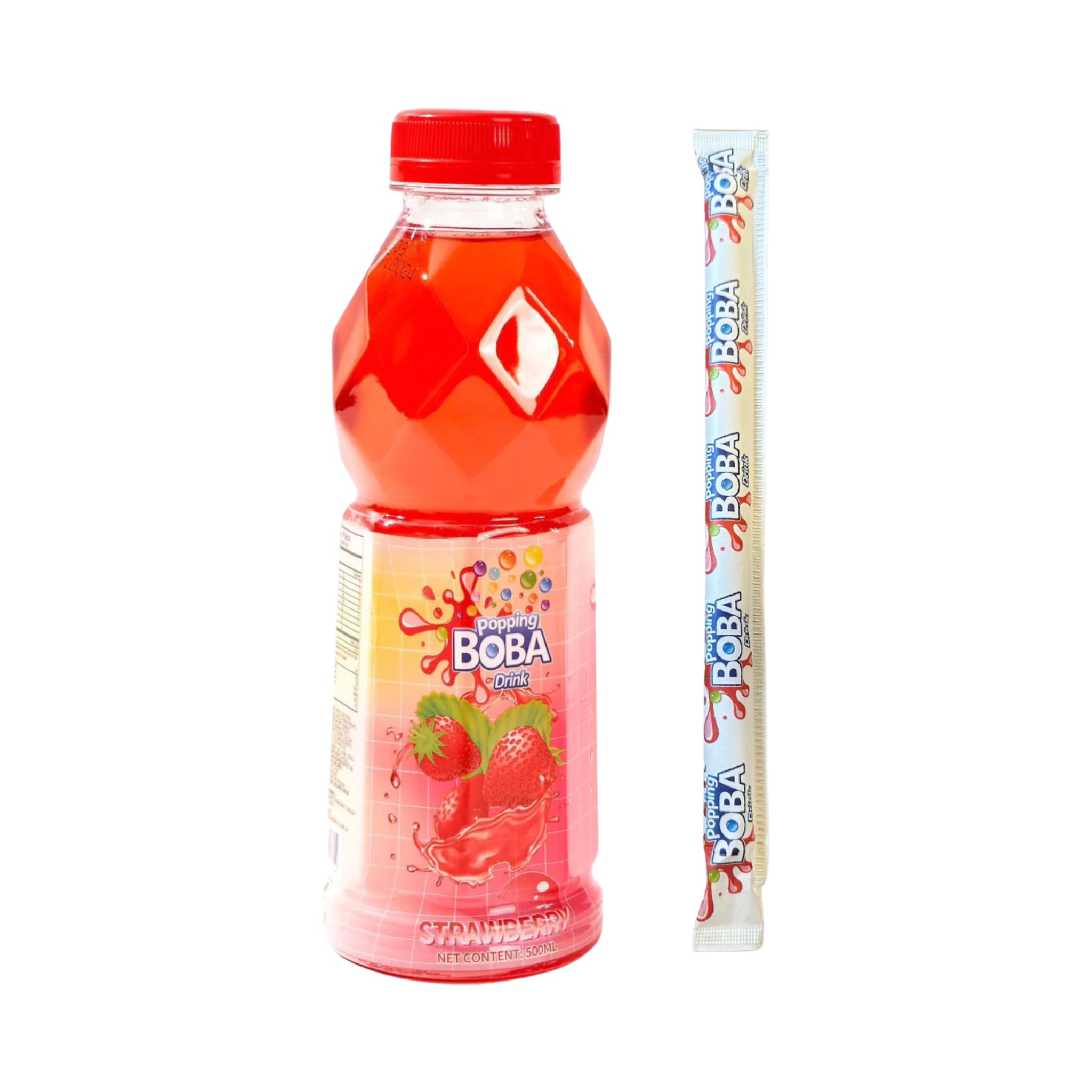 Popping Boba Drink Strawberry - 500ml – USA Bites