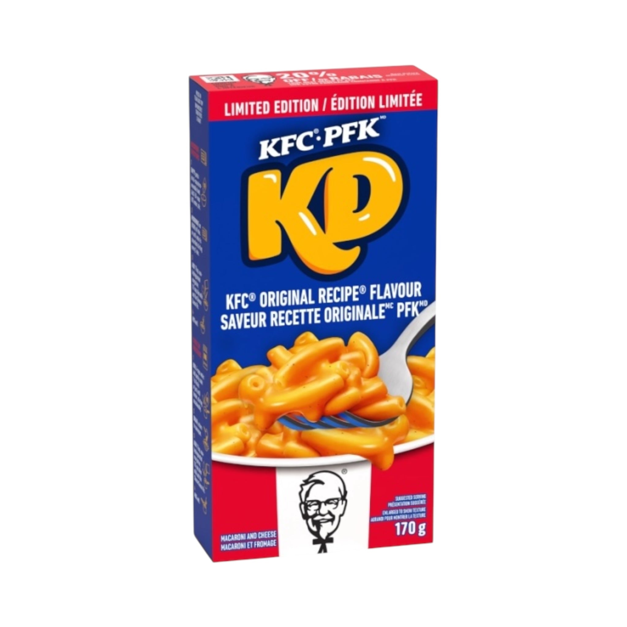 KFC Limited Edition Kraft Dinner Macaroni & Cheese - 170g [Canadian ...