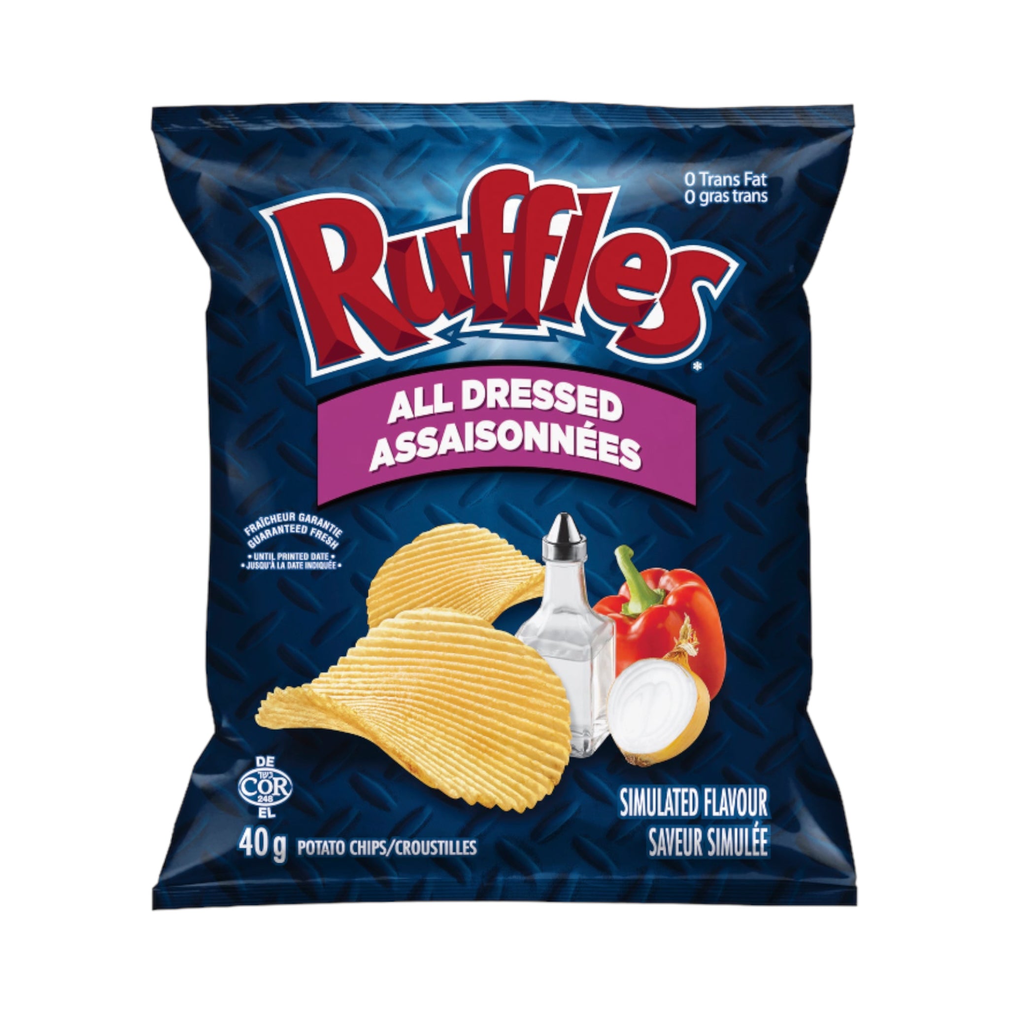Ruffles All Dressed Potato Chips - 40g [Canadian] – USA Bites