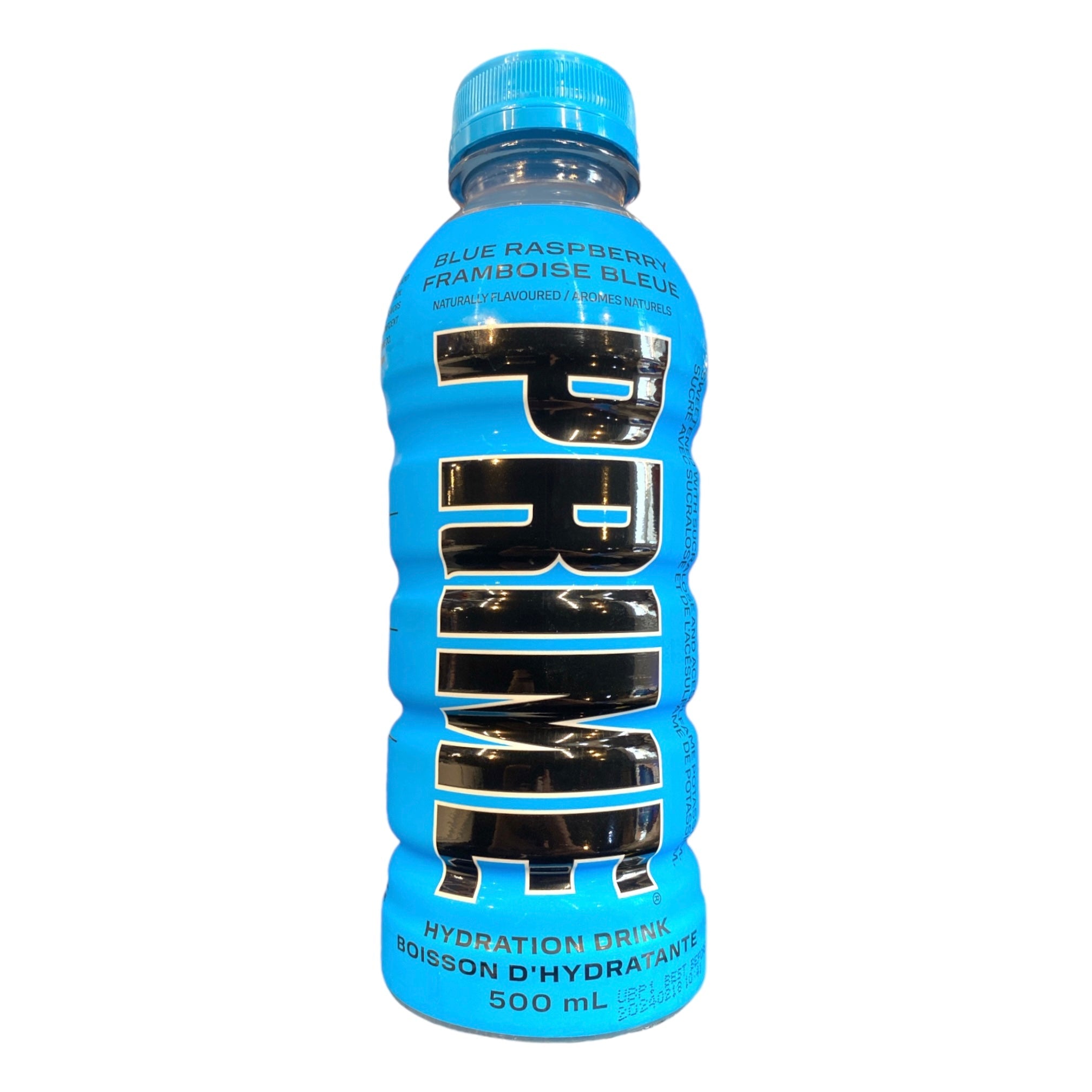 PRIME Hydration Blue Raspberry - 16.9fl oz (500ml) [Canadian] – USA Bites
