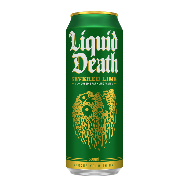 Liquid Death Severed Lime Sparkling Water - 500ml – USA Bites