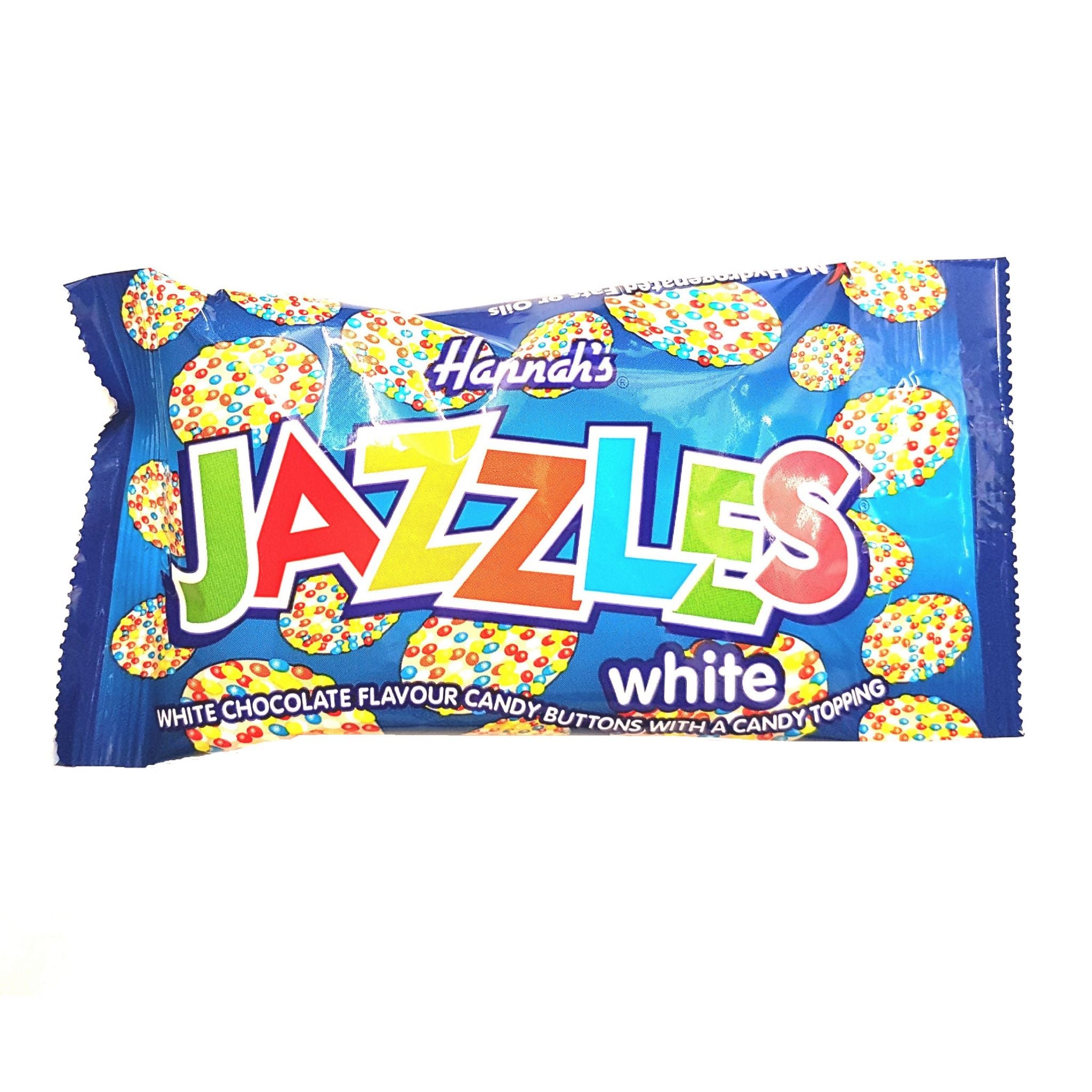 Hannah's White Chocolate Jazzles - 40g – USA Bites